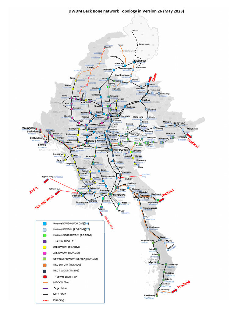 BB Network Topology in Map May 2023 (v-26) - 25 May 2023 6 | PDF ...