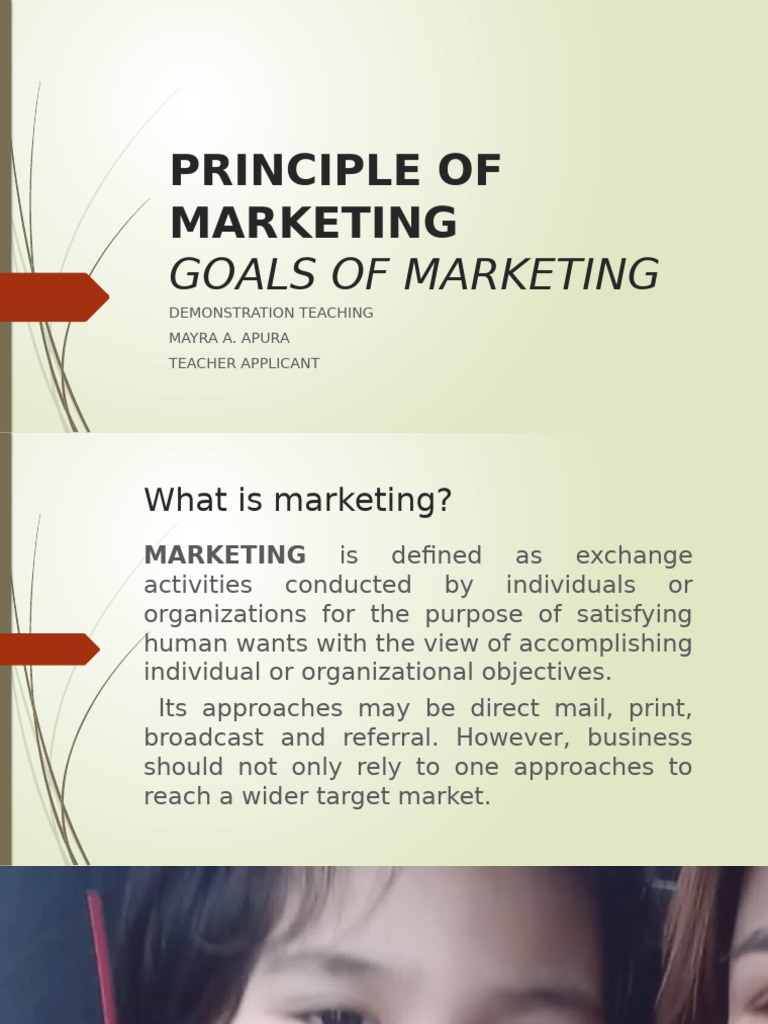 PRINCIPLE OF MARKETING | PDF