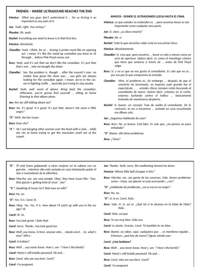 Friends - T1 - C2 | PDF | Amigos