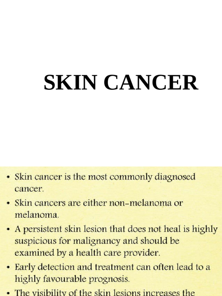 Skin Cancer | PDF