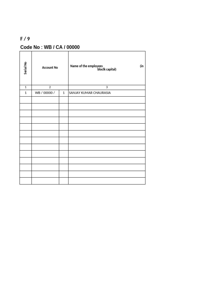 EPF Form 9 Download Instructions | PDF