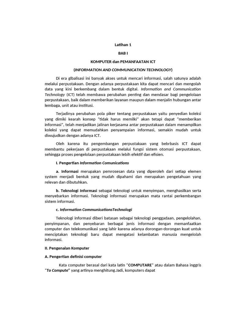 Latihan 1 Apkom (Muhammad Faishal) | PDF