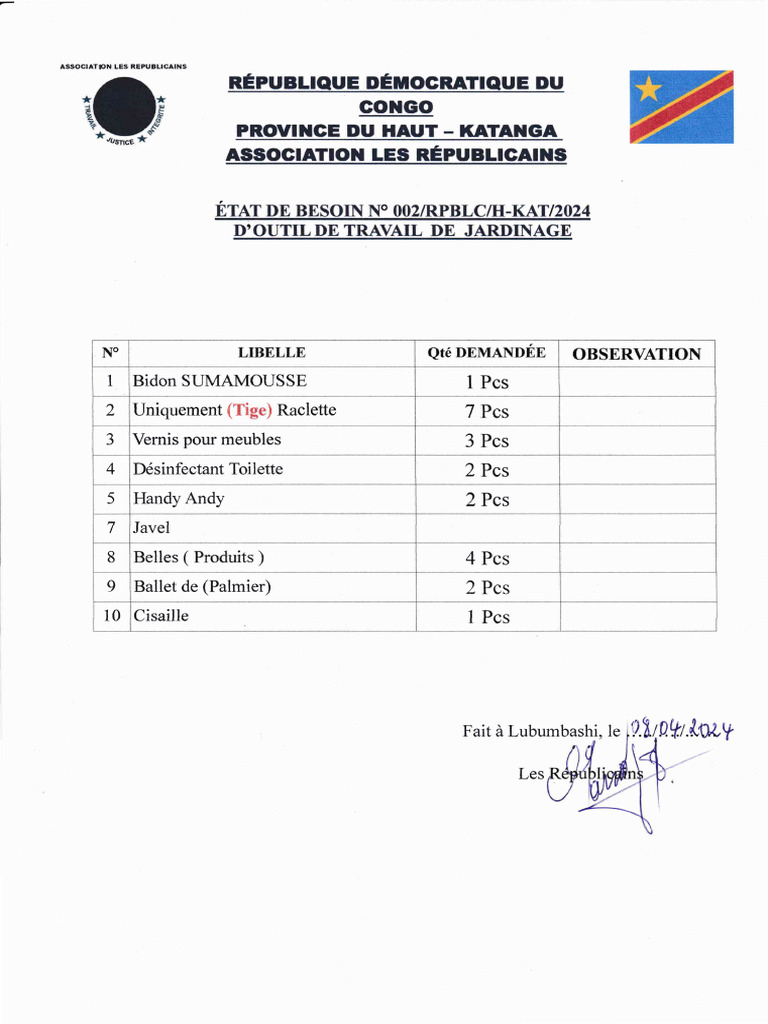 ETAT DE BESOIN REPUBLICAINS_20240408_0001 | PDF
