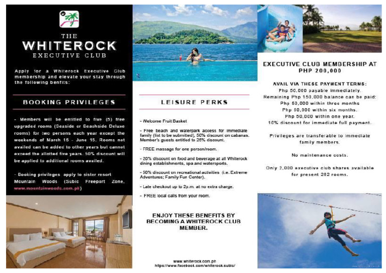 Club Membership Brochure Sample | PDF