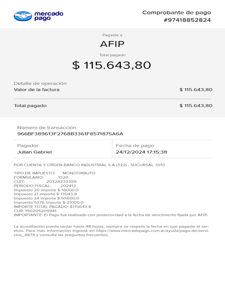 Comprobante_Afip_1224 | PDF