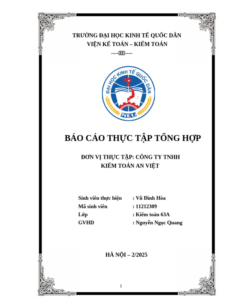 BCTT T NG H P Đã Xong | PDF