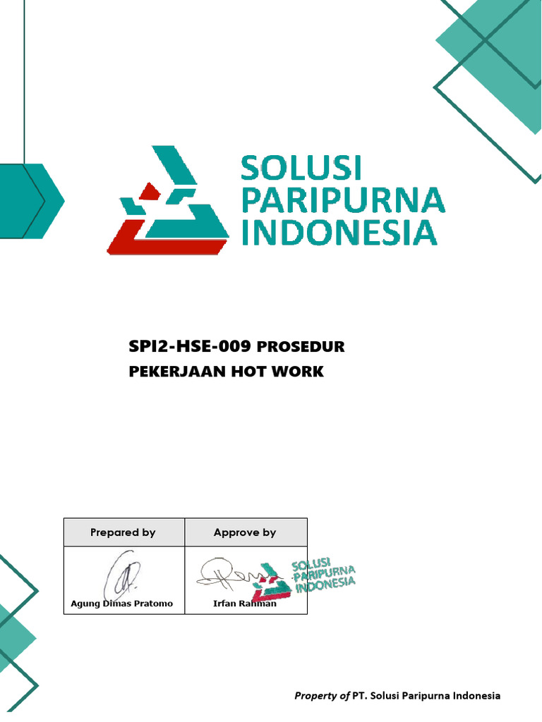 Prosedur-Kerja-Hot-Work | PDF