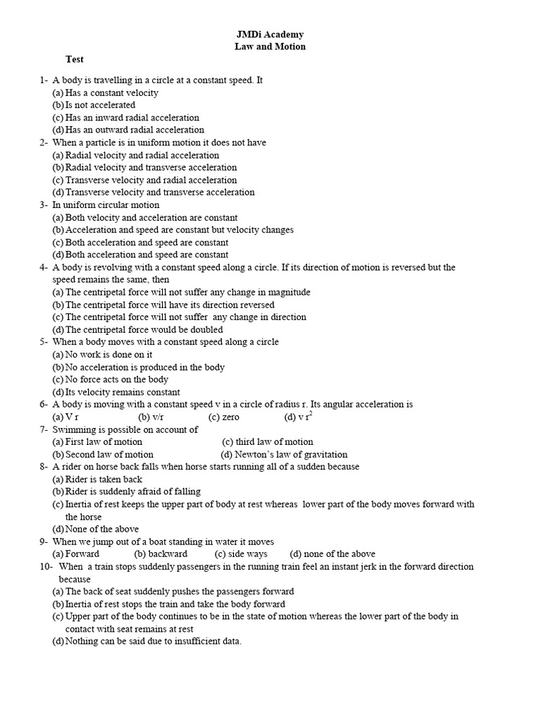 Phy 6, Phy 7, Phy 8 | PDF | Acceleration | Friction