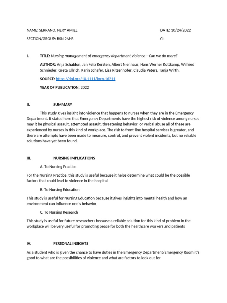 Serrano Journal Sharing | PDF