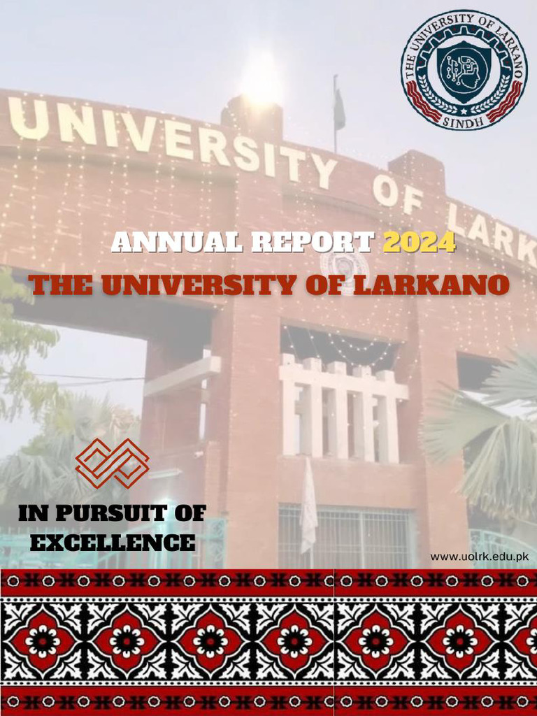 Annual Report 2024 The University of Larkano | PDF