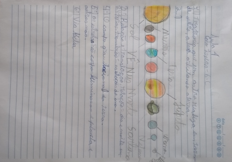 Caio Lucas Lins Silva - 6 Ano C Aula 4 | PDF