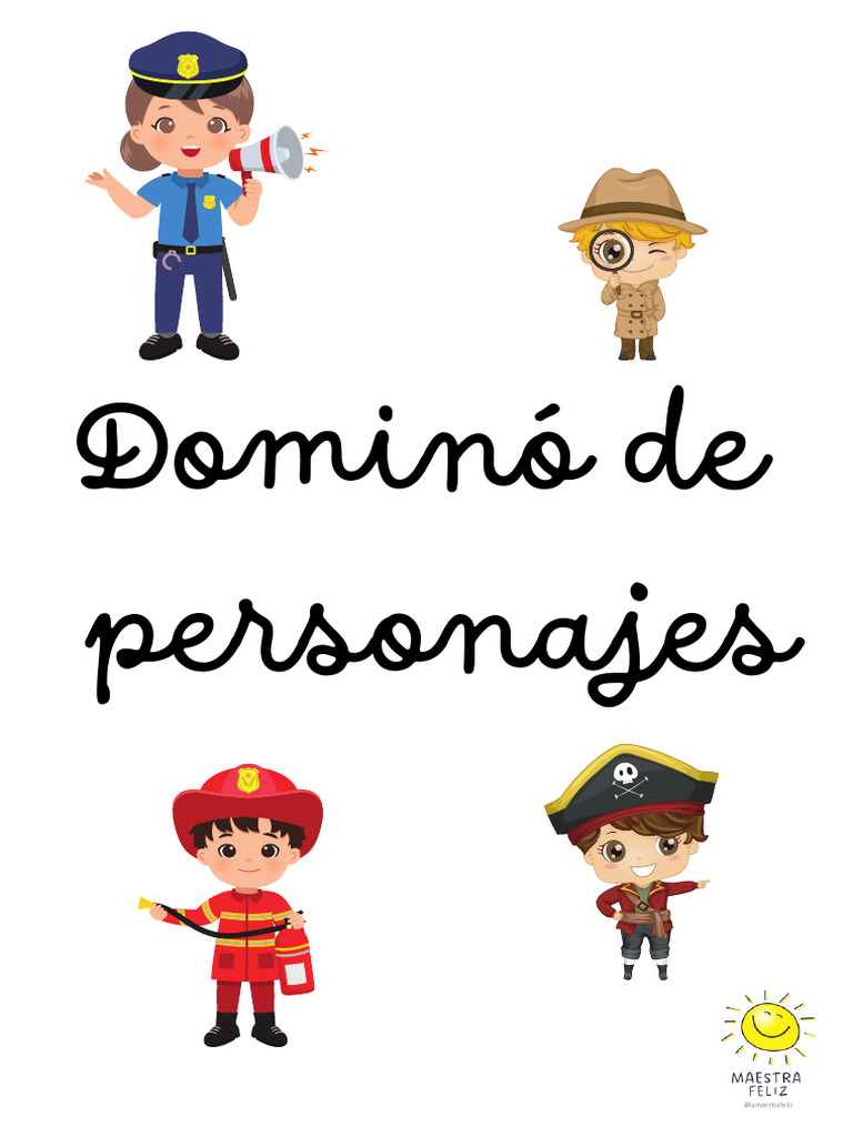 Dominó de Profesiones | PDF