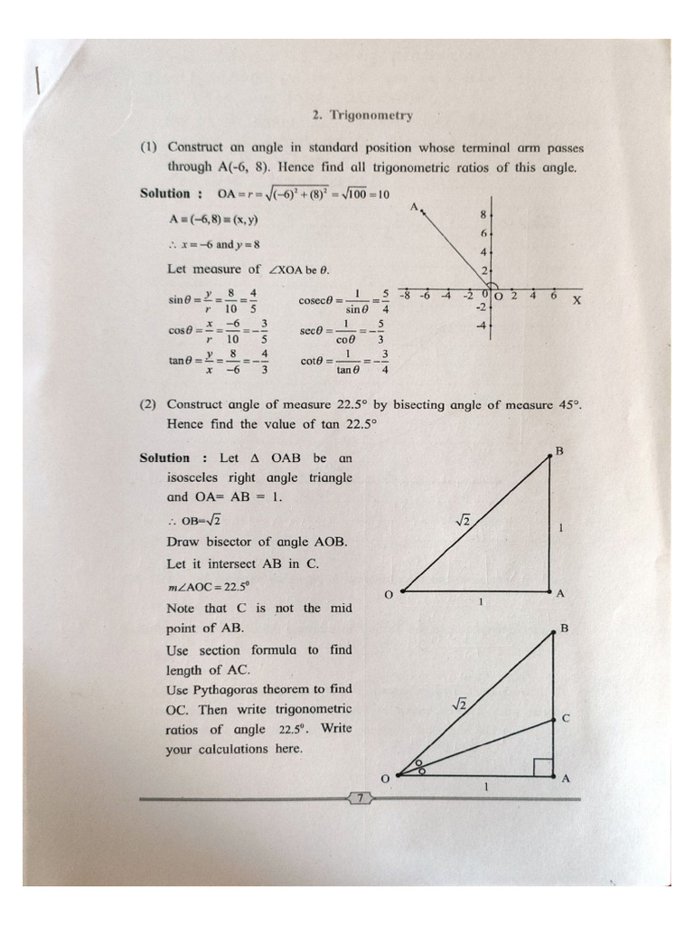Pract. 2 - Trigonometry. | PDF