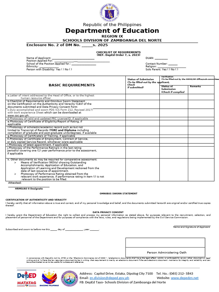 checklist-2024 | PDF
