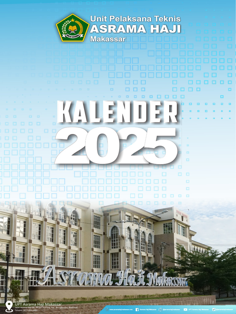 Kalender 2025 UPT Asrama Haji Makassar | PDF