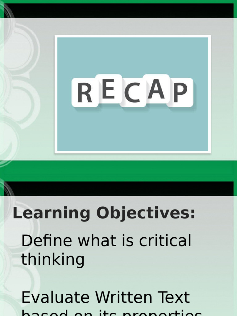 Understanding Explicit and Implicit Claims | PDF | Thought | Evidence