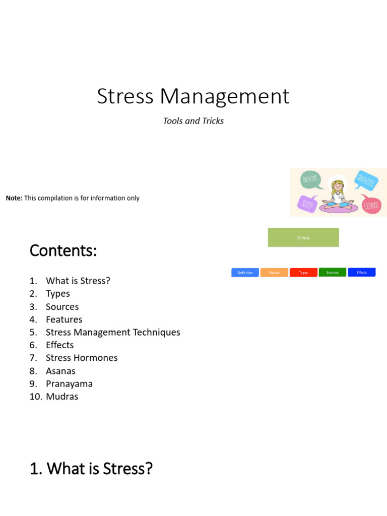 Effective Stress Management Techniques | PDF