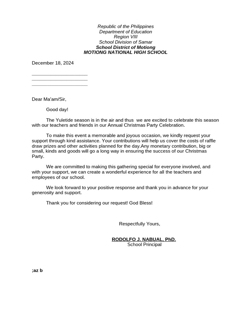 Solicitation Blank - Alumni2024 | PDF