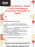 Monopolyo Sa Tabako - M1 | PDF