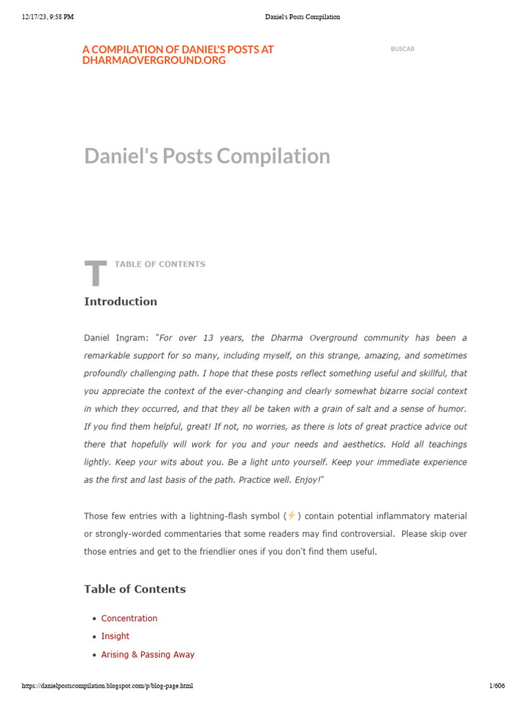 Daniel's Posts Compilation | PDF | Buddhist Philosophy | Indian Philosophy