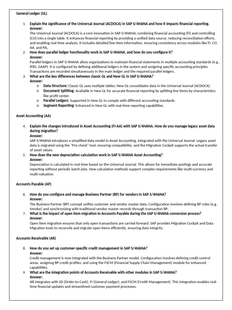 SAP S/4HANA Financial Reporting Insights | PDF | Predictive Analytics ...