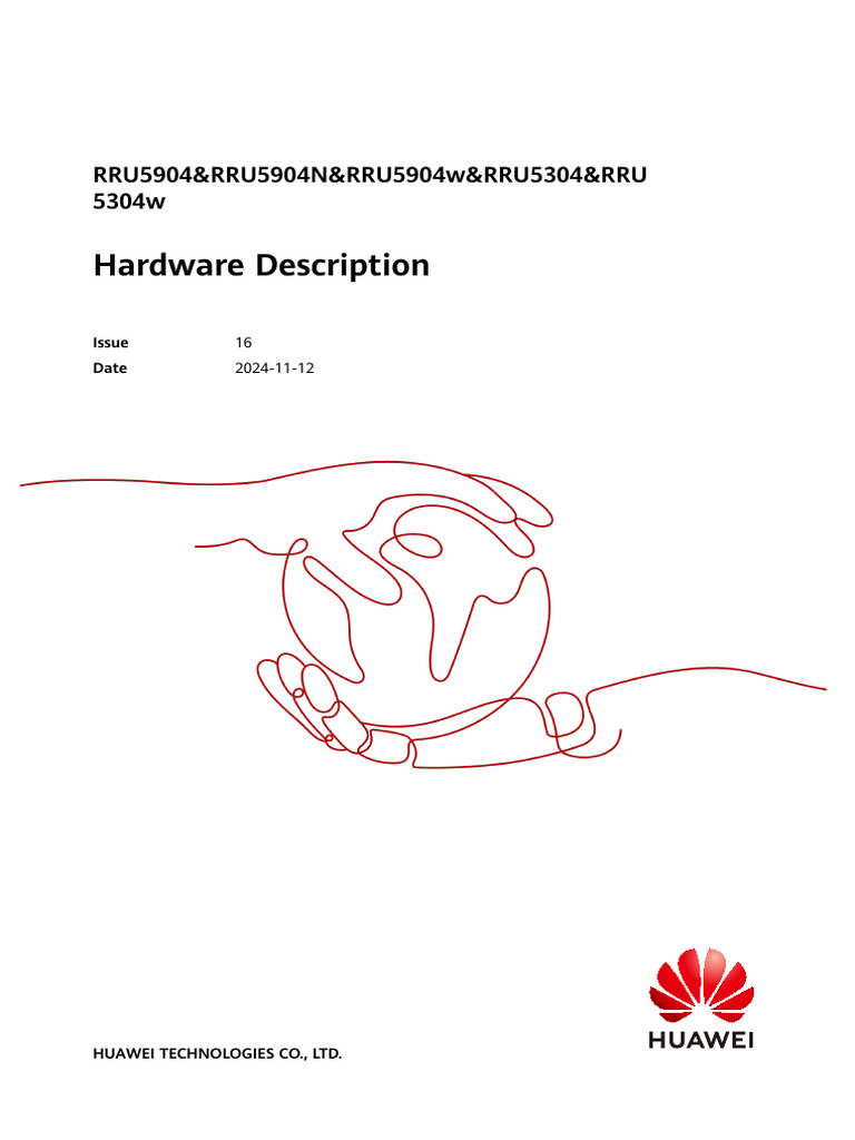 RRU5904&RRU5904N&RRU5904w&RRU5304&RRU5304w Hardware Description (16 ...