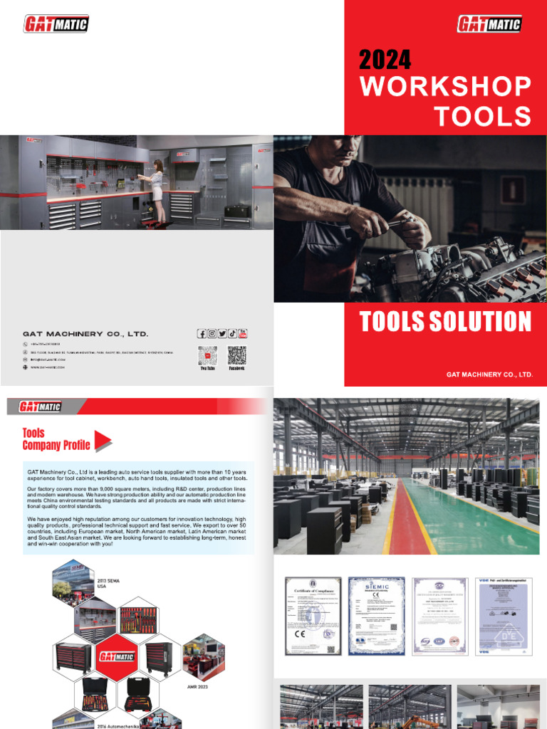 2024 Automotive Workshop Tools - GAT Machinery Co., Ltd | PDF