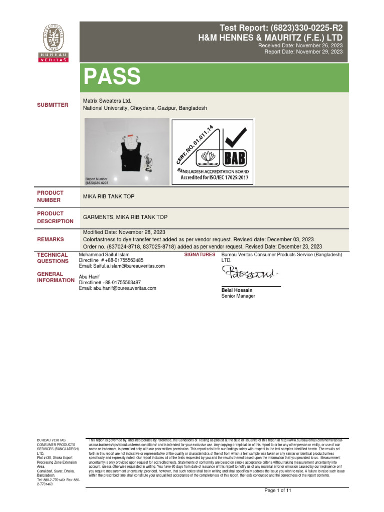 Physical Chemical 806061 811877 837025 CS BV 09-090-R2 | PDF | Textiles | Dye