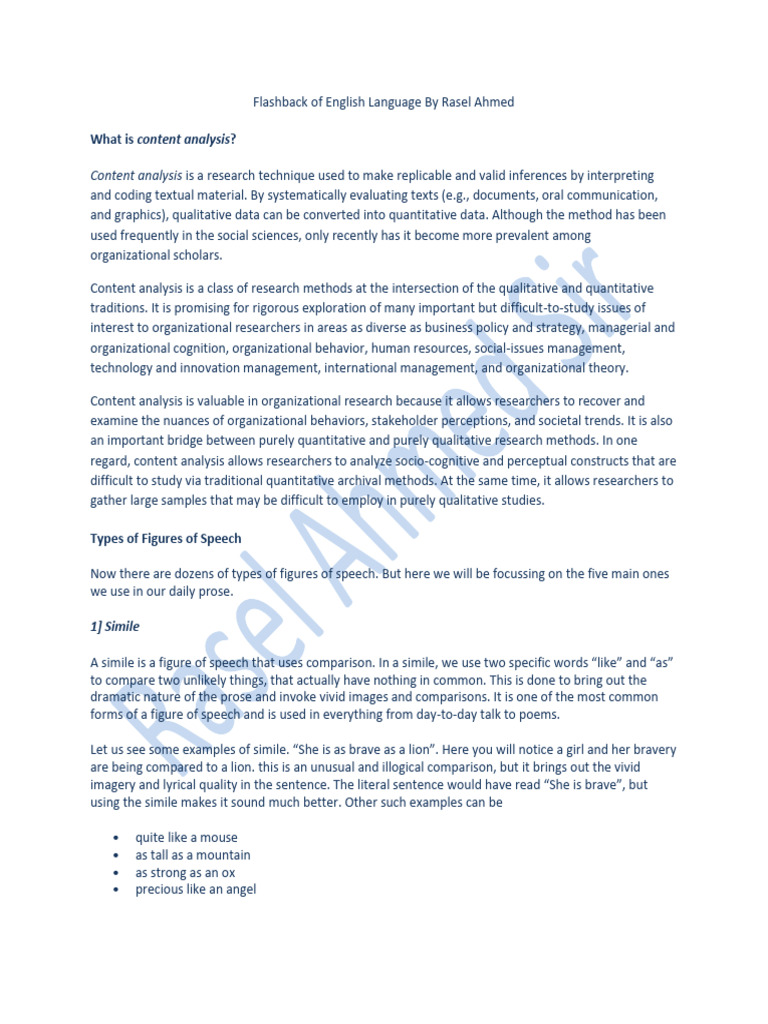 Flashback of English Language by Rasel Ahmed | PDF | Essays ...