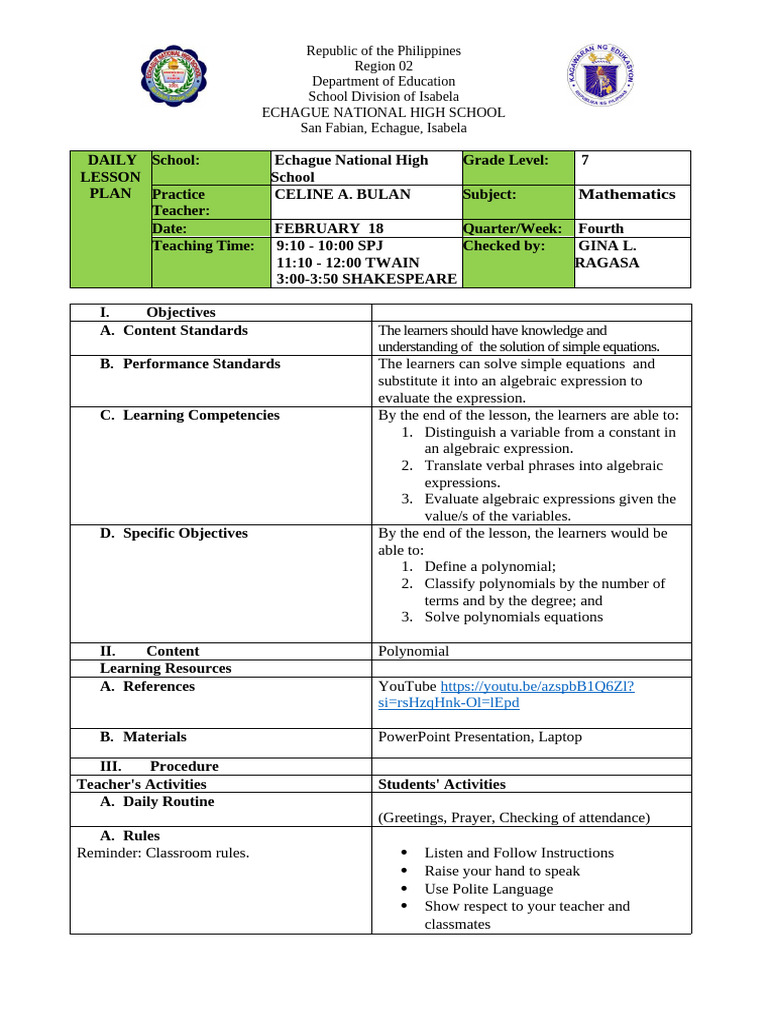 Polynomial Pdf Polynomial Algebra