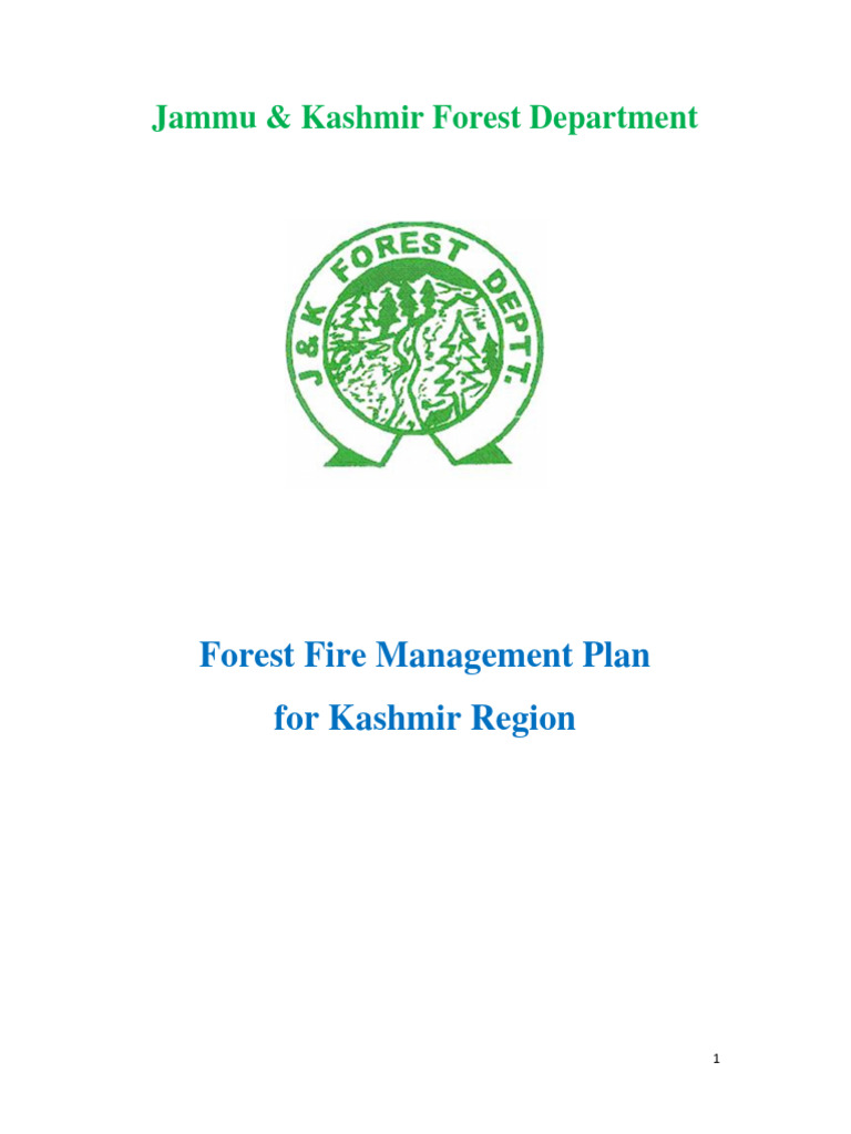 Forest Fire Management Plan | PDF | Fires | Wildfire