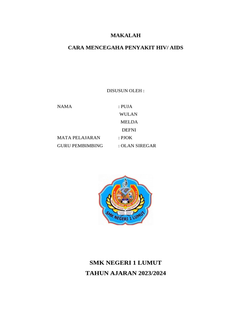 MAKALAH HIV-AIDS LANGSUNG PEMBAHASAN 2 | PDF