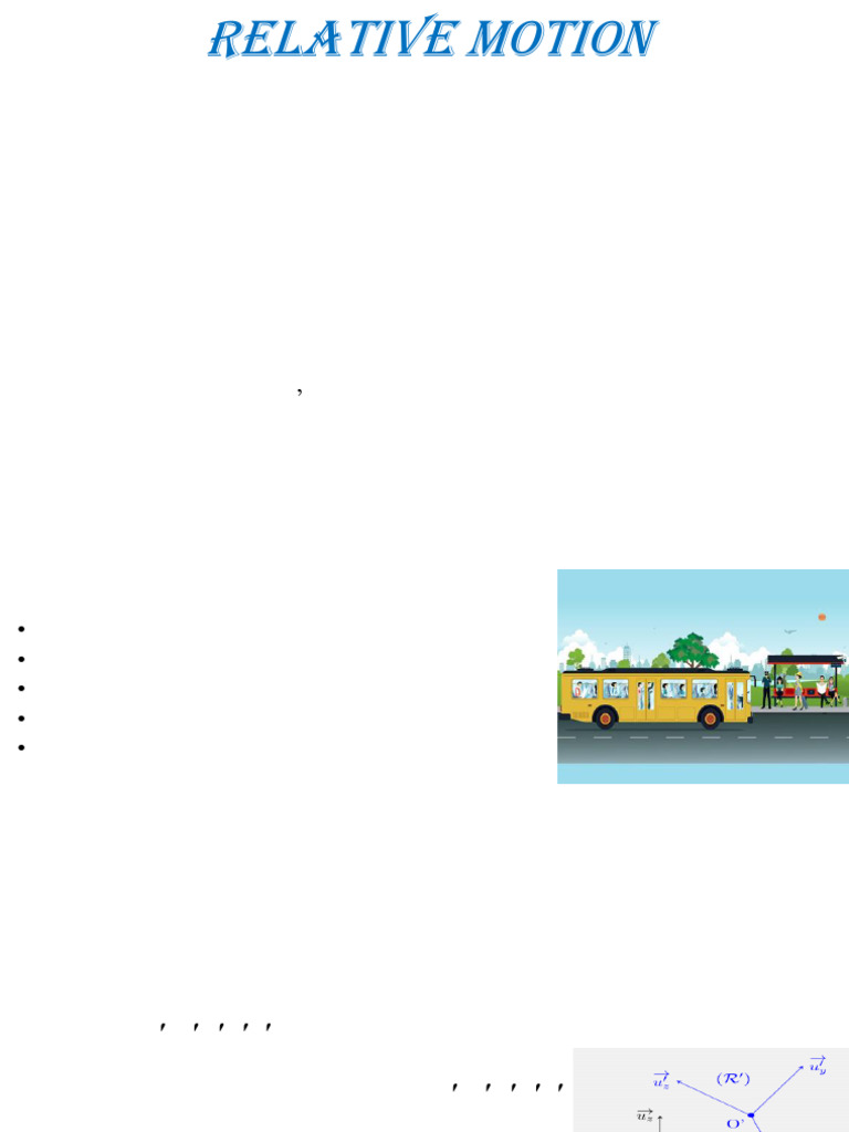 Relative-motion | PDF | Velocity | Spacetime