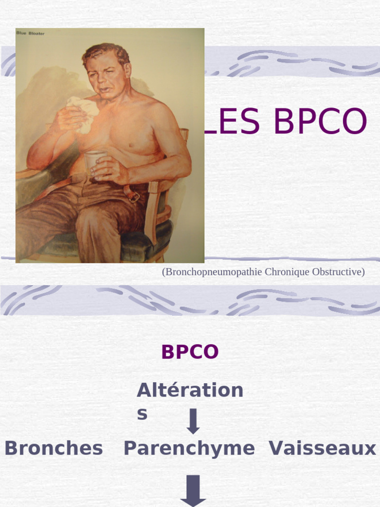 BPCO : Définition et enjeux post-tabagiques | PDF | Bronchopneumopathie chronique obstructive ...