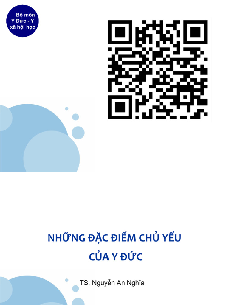 Nhung Dac Diem Chu Yeu Cua y Duc - CK2 | PDF