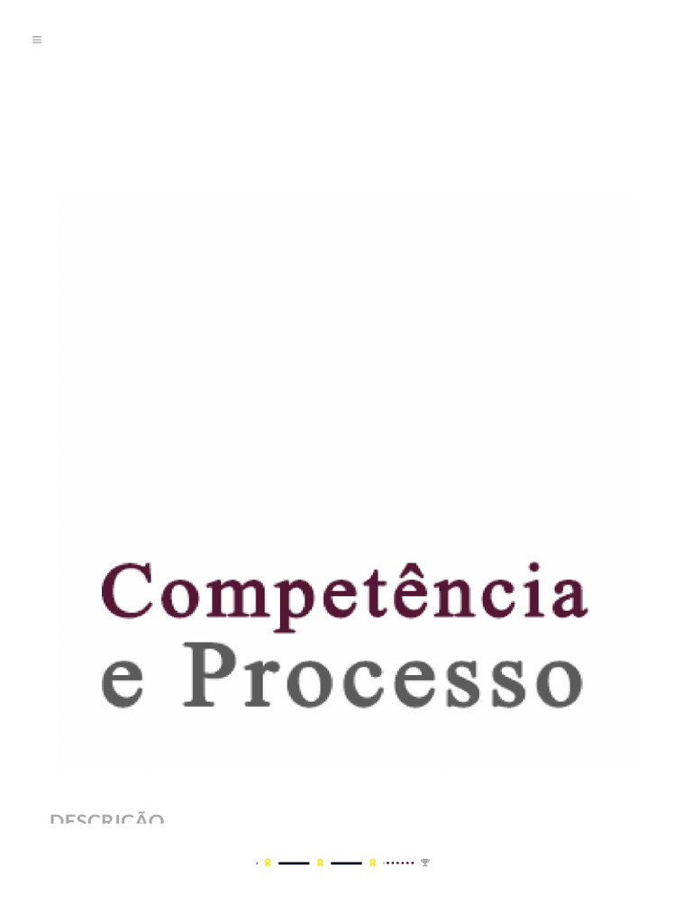 Tema 1 Competencia e Processo 2 | PDF
