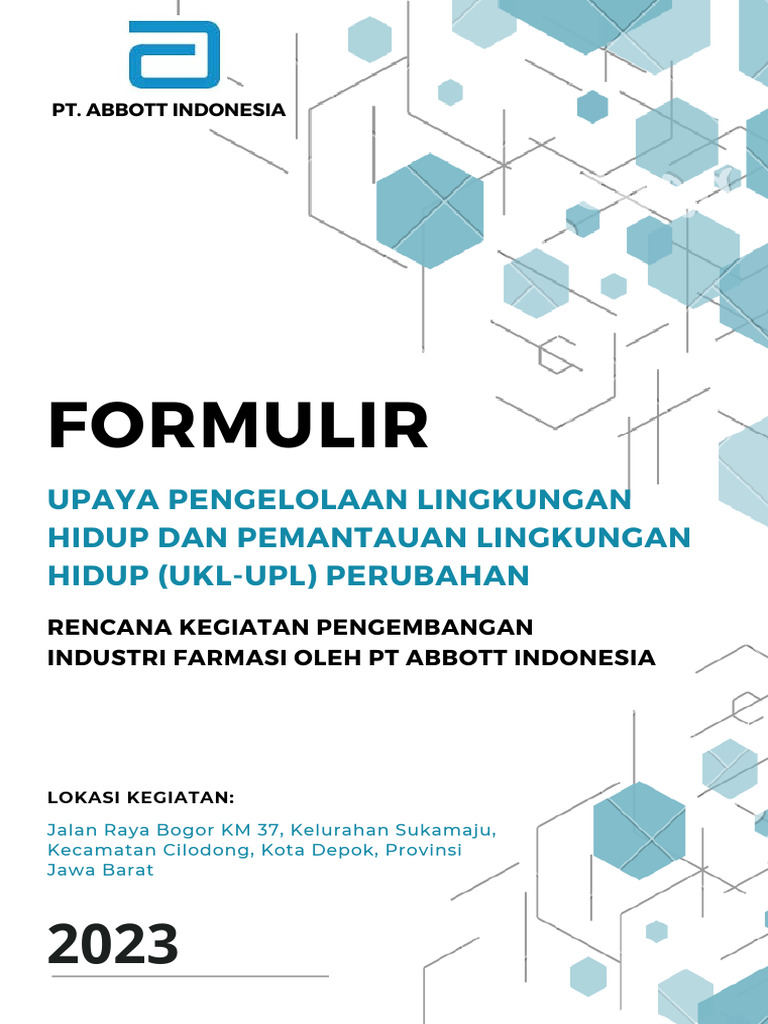 DOKUMEN UKL UPL PT ABBOTT INDONESIA | PDF