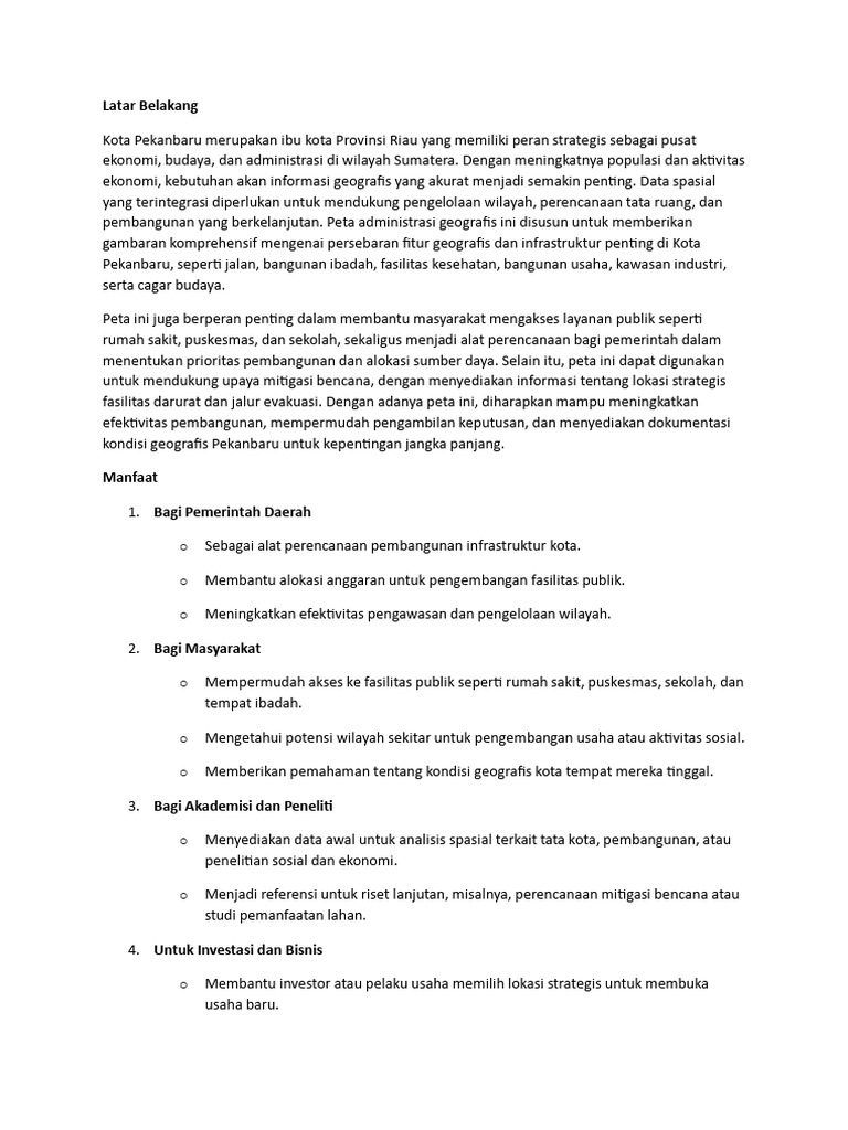 Latar Belakang | PDF