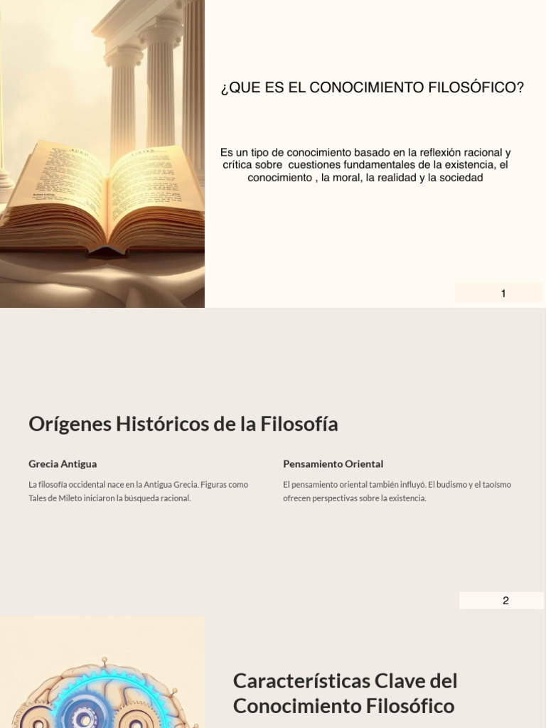 Explorando El Conocimiento Filosofico | PDF | Conocimiento | Pensamiento