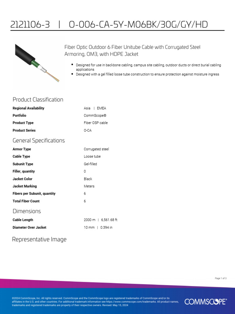 3 Product Specifications | PDF | Optical Fiber | Building Engineering
