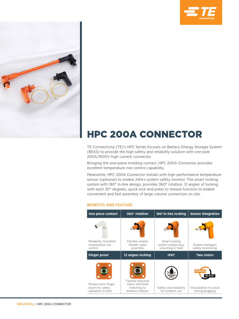 ENG DS HPC 200a Connector 2302-3240809 | PDF | Electrical Connector ...