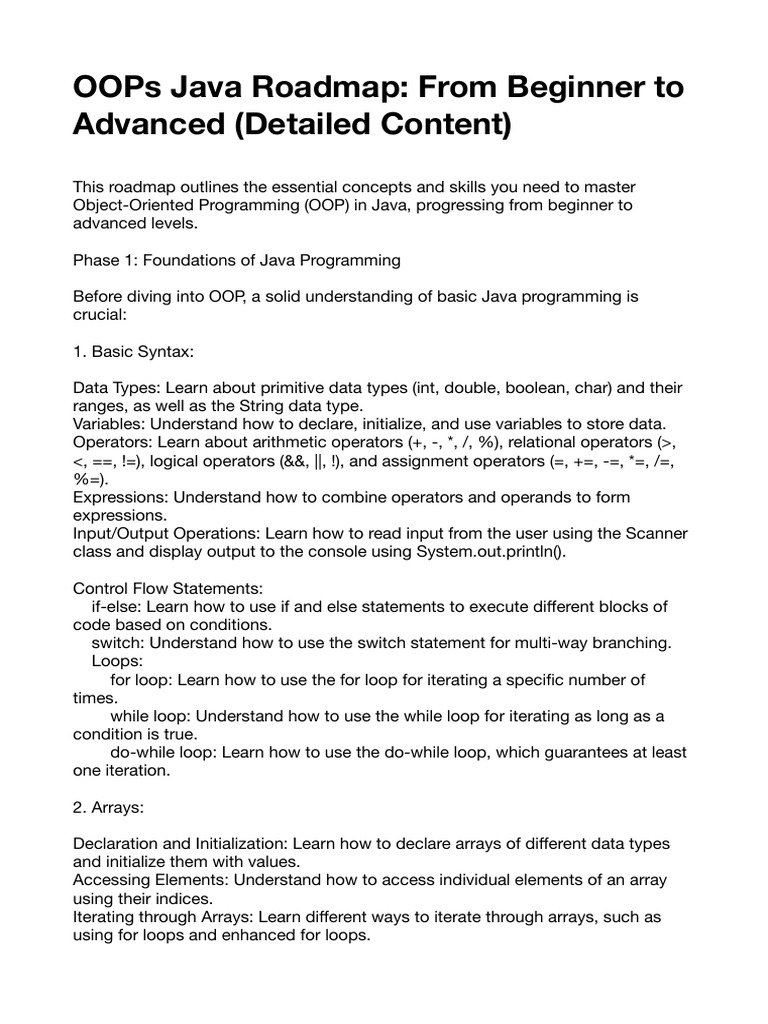 Oops Java | PDF | Data Type | Object Oriented Programming
