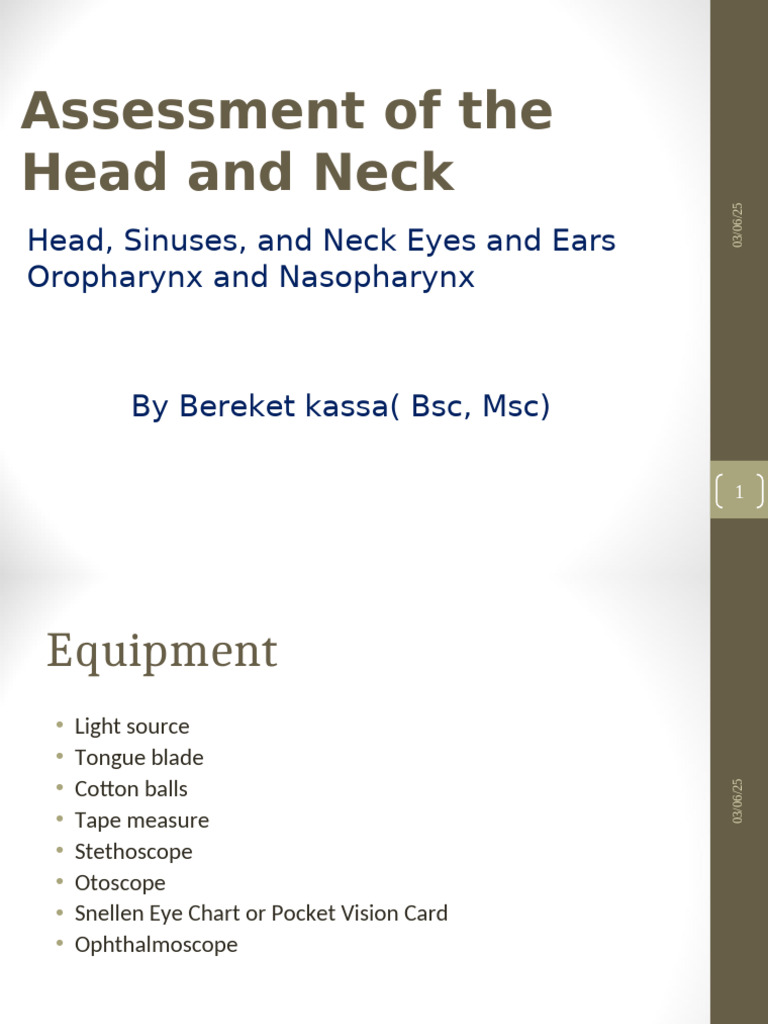 Head_and_Neck sinus,nose,eye,ear final | PDF | Breast | Neck