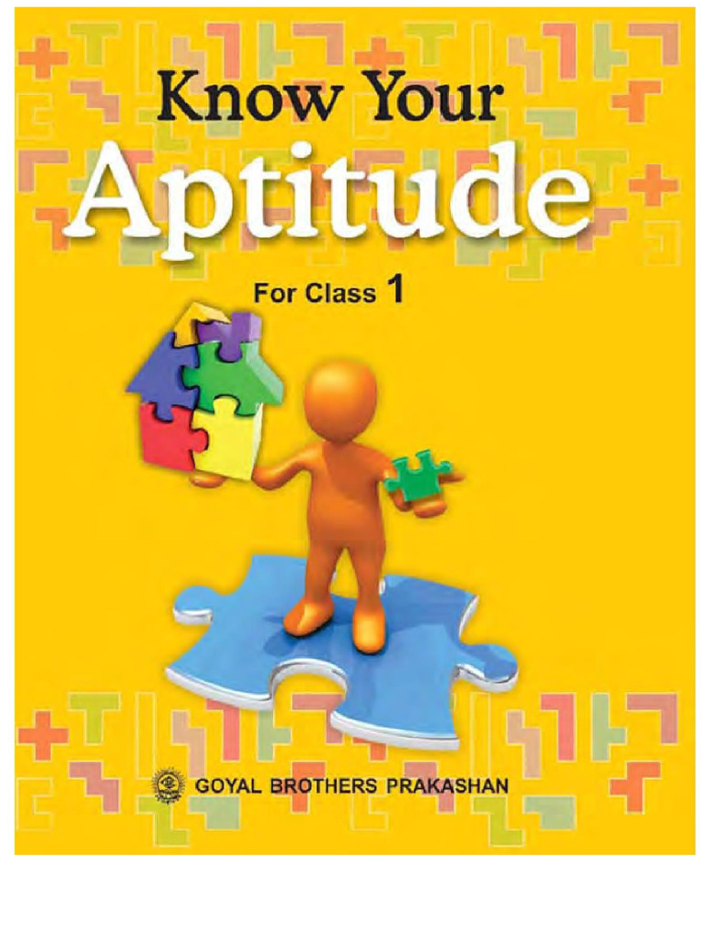 Know Your Aptitude For Class-1 | PDF