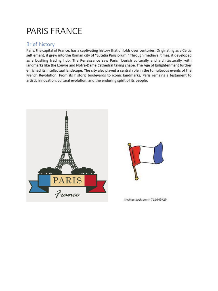 Paris France | PDF | Paris | France