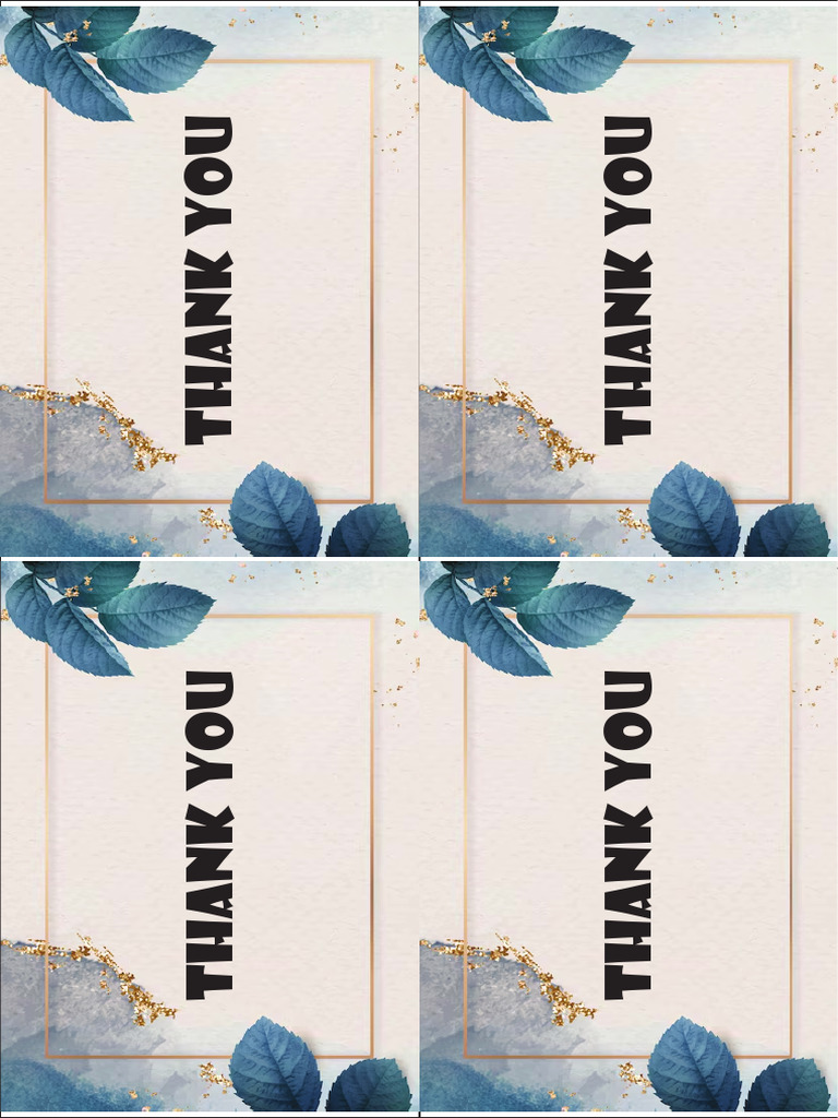 Simple Thank You Message Template | PDF