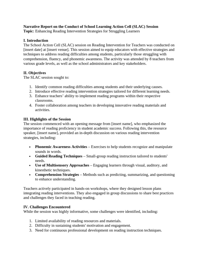 Reading Intervention Strategies Workshop | PDF | Phonics | Reading ...