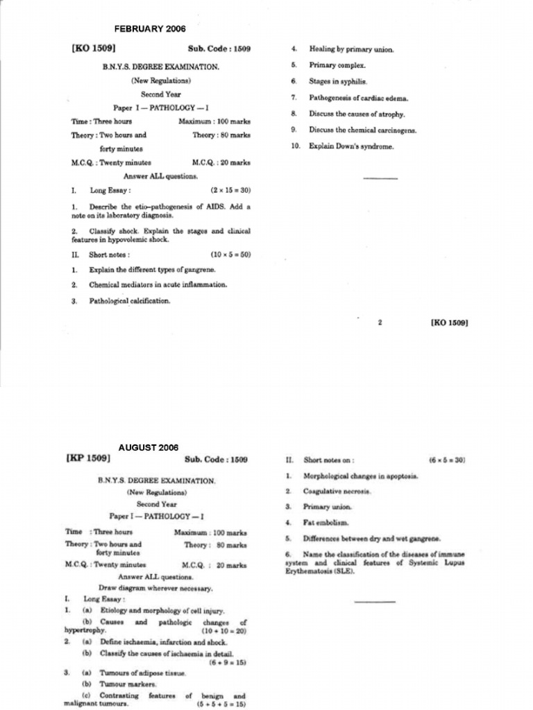 Patho 1 | PDF | Inflammation | Neoplasms