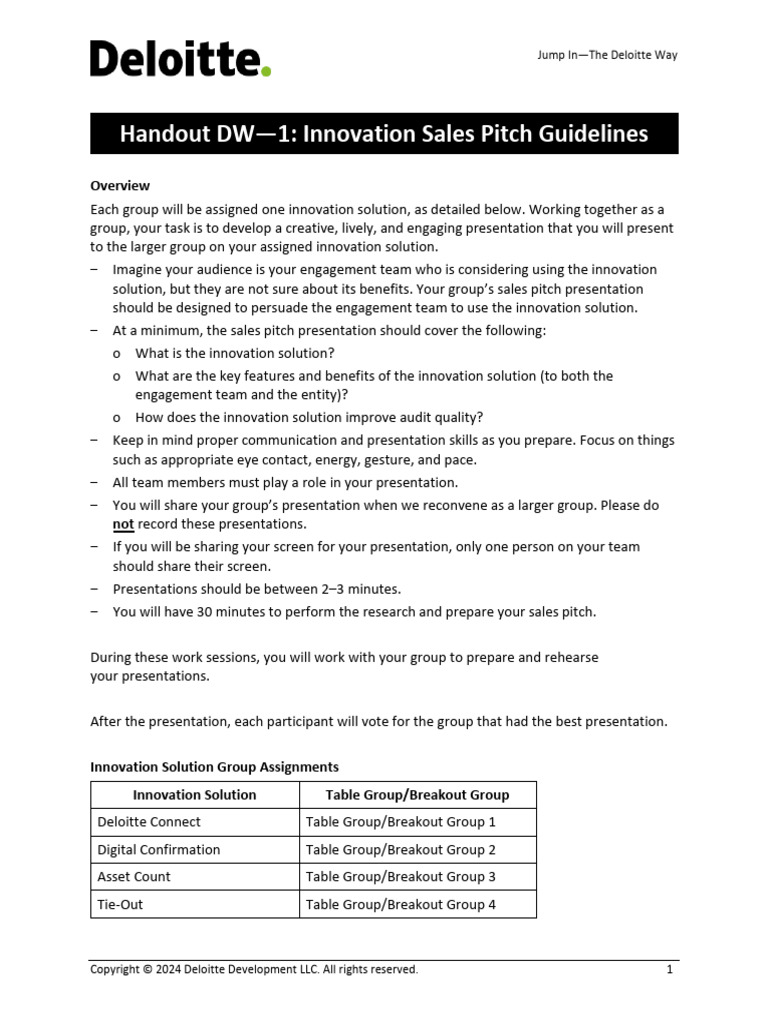 NS-LY24 Jump in Handout DW-1 | PDF | Business