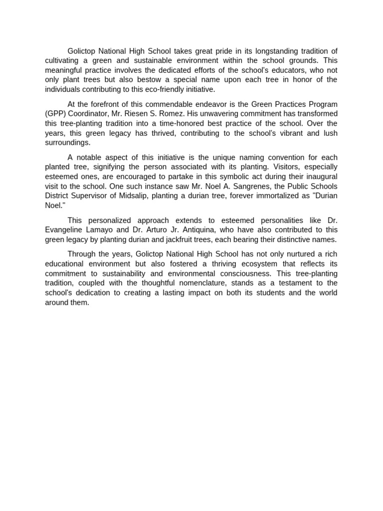 Best Practice of GPP | PDF